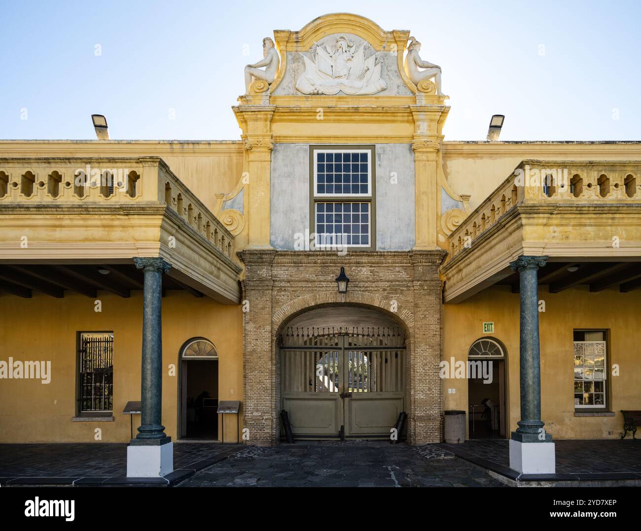 Cape of Good Hope main gate inside the courtyard Stock Photo - Alamy