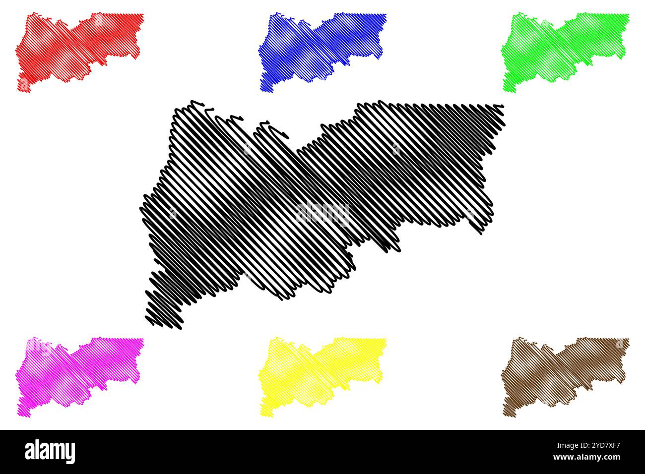 Yarra Ranges Shire (Commonwealth of Australia, Victoria state, Vic) map ...