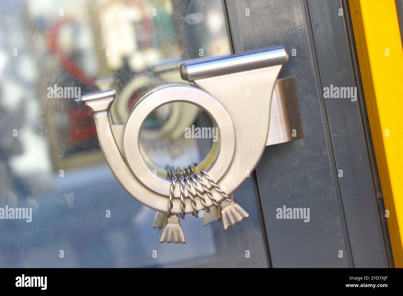 Symbol or logo for postal service Stock Photo - Alamy