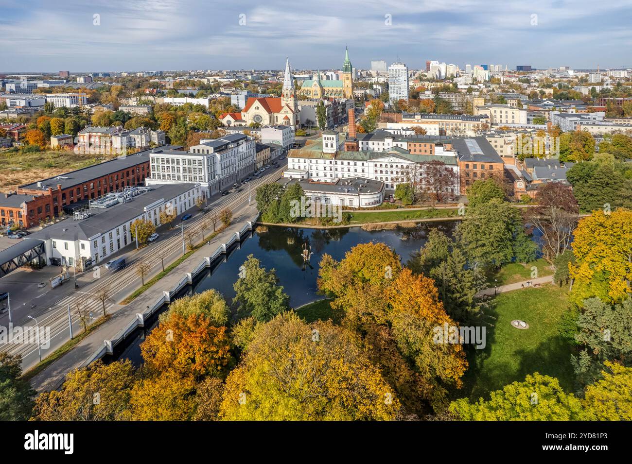 City of Lodz, Poland. View of the White Factory Stock Photo - Alamy