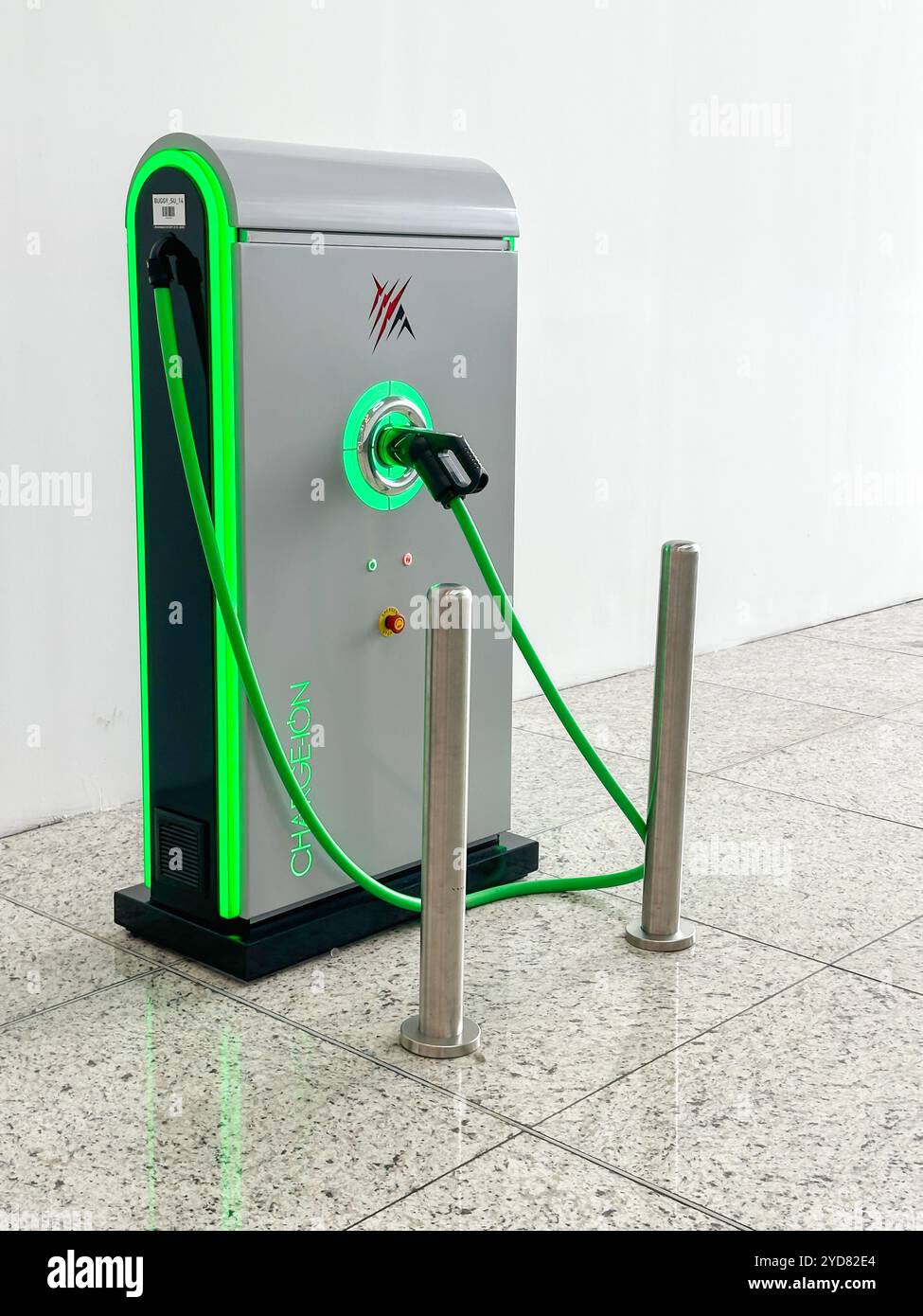 Istanbul, Turkey - April 19, 2024: Charging station for electric carts ...