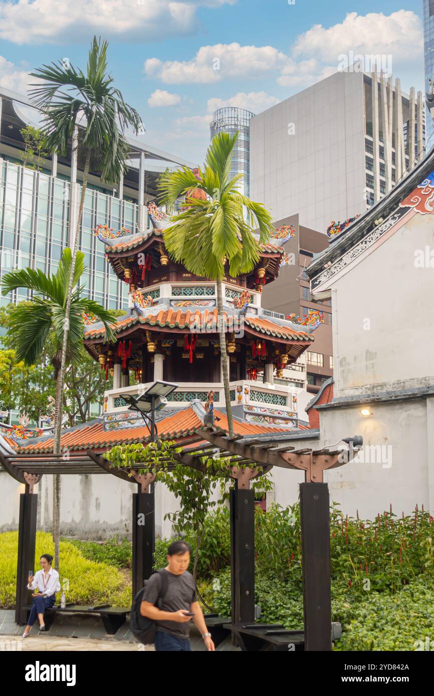 Yu Huang Gong - Temple of the Heavenly Jade, Singapore, Telok Ayer St, Former Keng Teck Whay ...