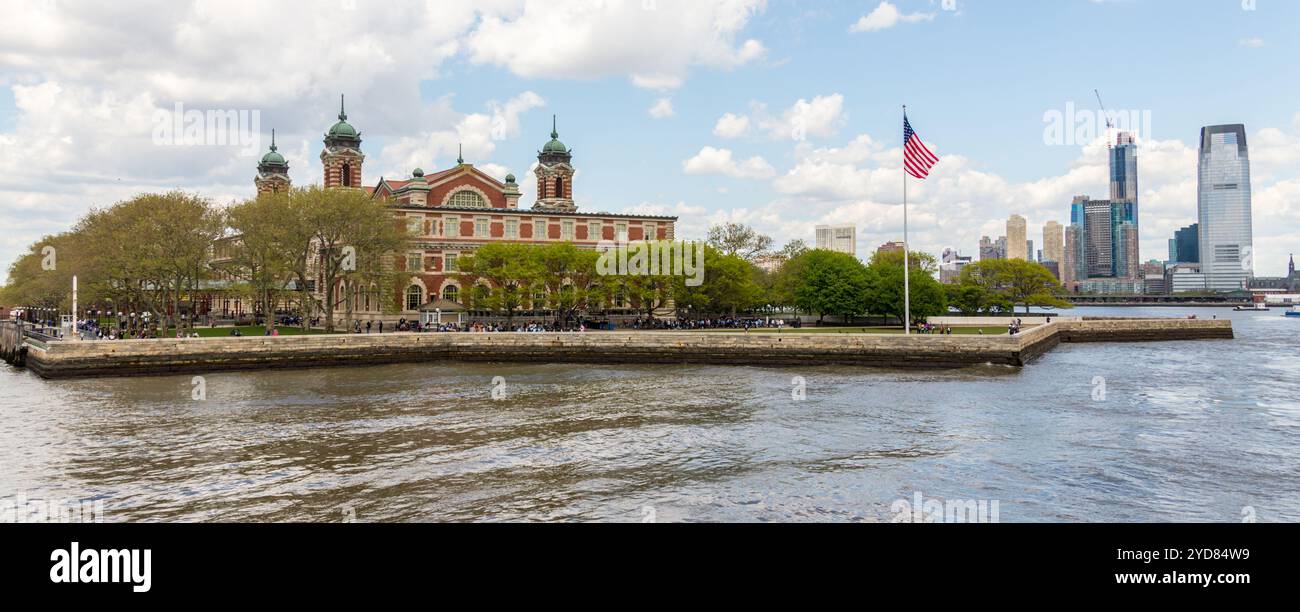 Ellis Island, New York, former immigrant reception building, now a ...