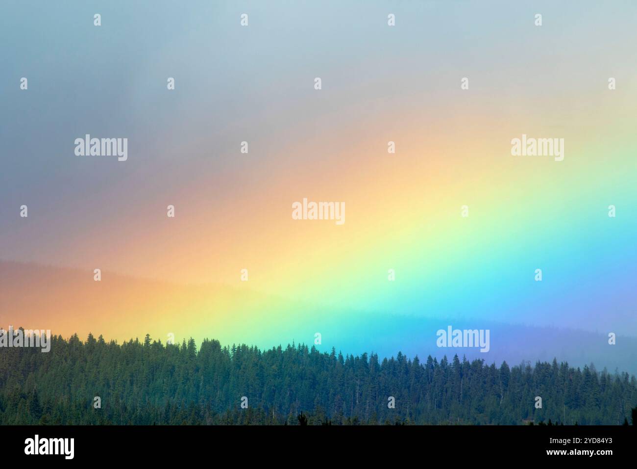Rainbow at Davis Lake, Cascade Lakes National Scenic Byway, Deschutes ...