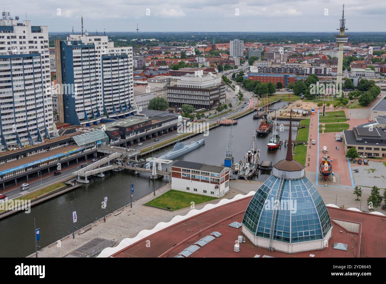 Bremerhaven at the weser river Stock Photo - Alamy