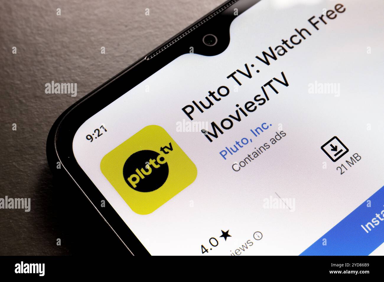October 25, 2024, Brazil. In this photo illustration, the Pluto TV app ...