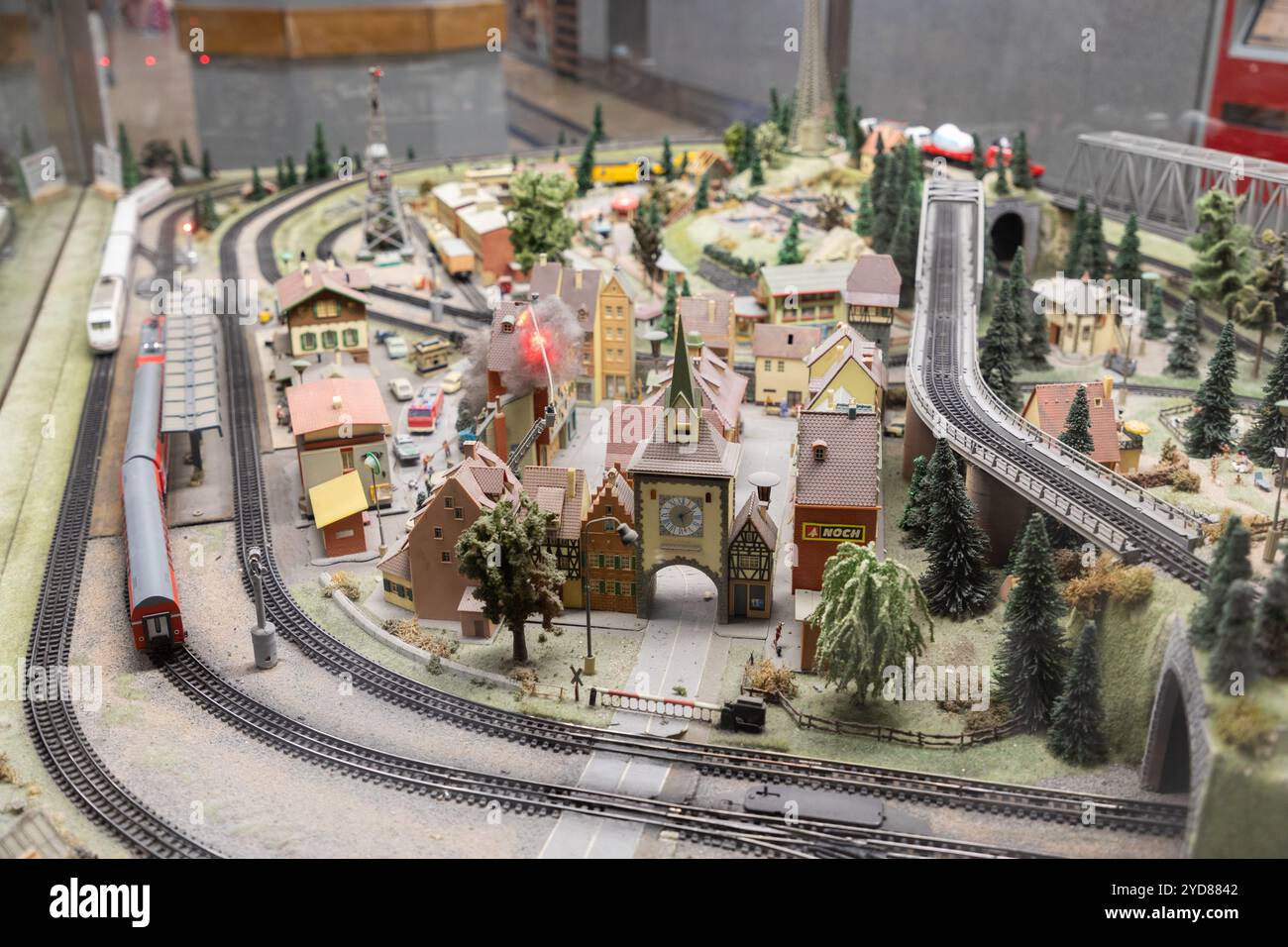 Cologne, Germany - August 13 2024: View of model railway in scale in ...