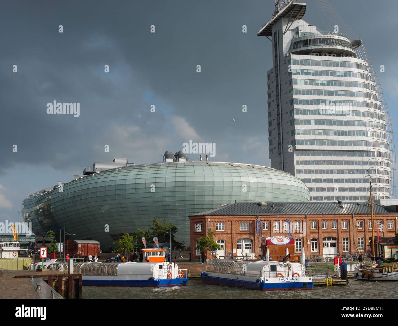 Bremerhaven at the weser river Stock Photo - Alamy