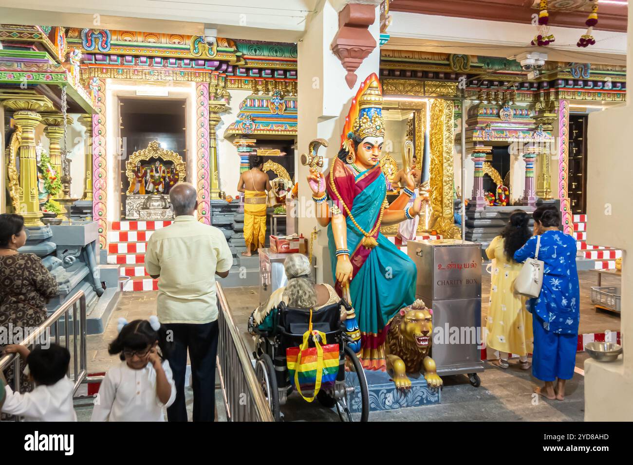 The Sri Mariamman Temple, Singapore's oldest Hindu temple. Located at 244 South Bridge Road ...