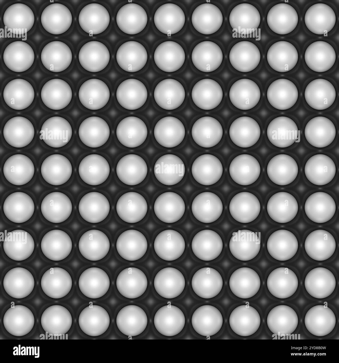 Seamless Dot fashion tileable pattern. Inflated Puffy style. Endless texture for wallpaper ...