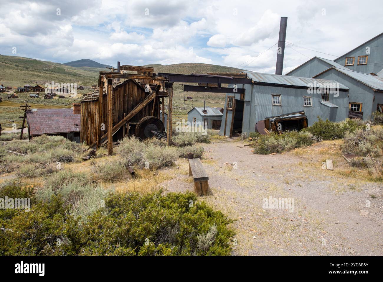 Bodie Ghost Town State Park where the boomtown grew during the Gold ...
