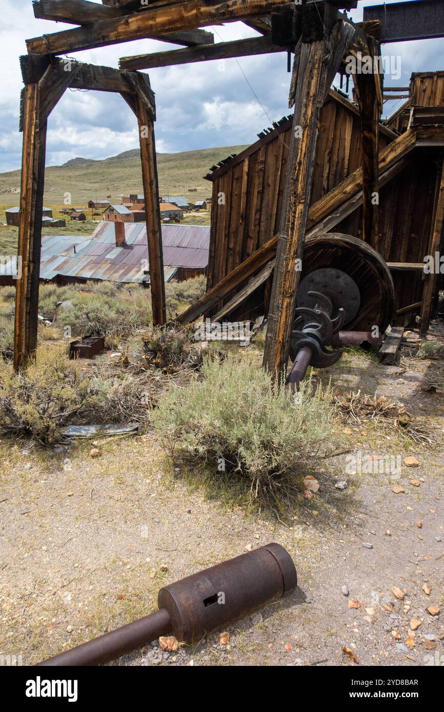 Bodie Ghost Town State Park where the boomtown grew during the Gold ...