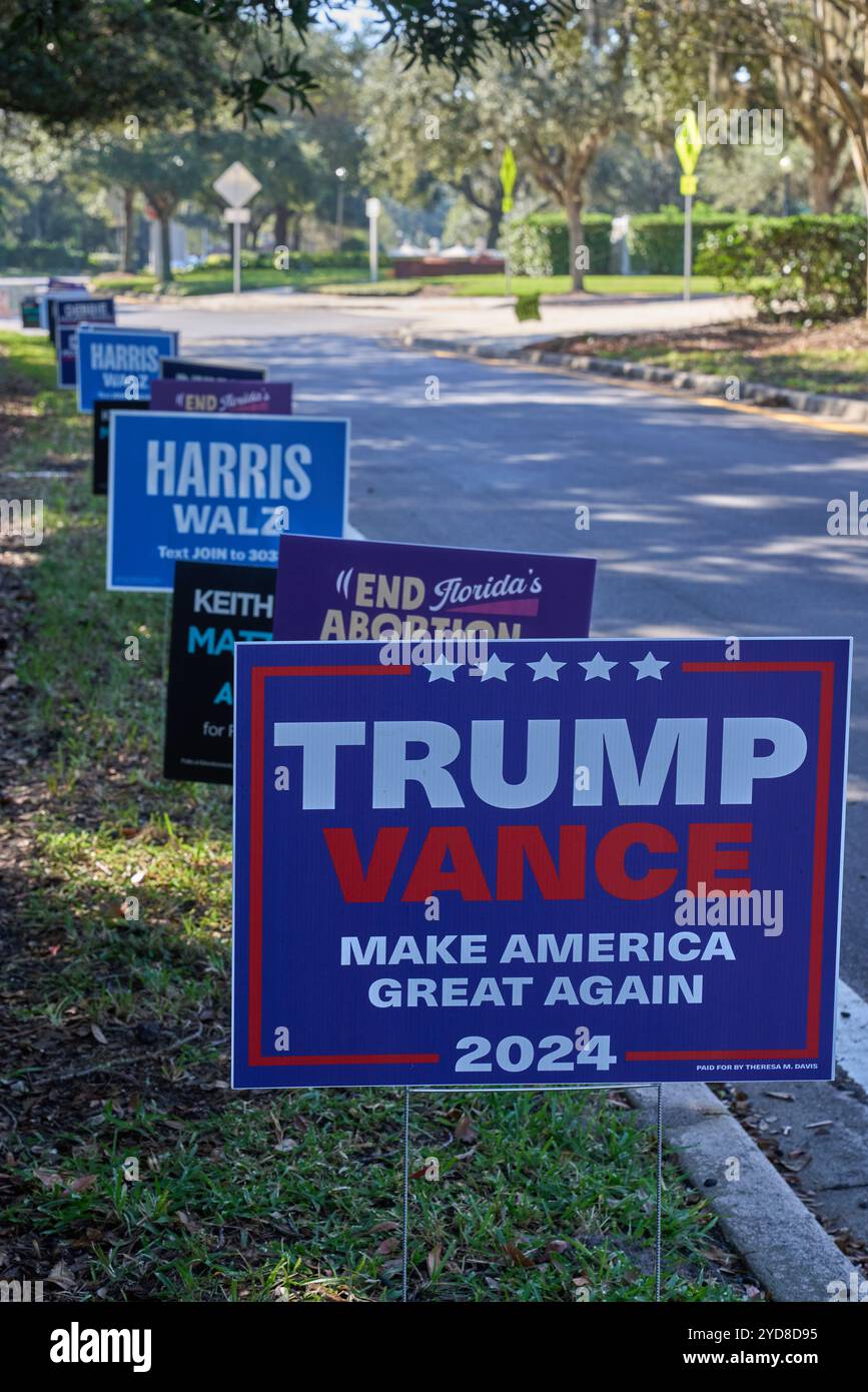 St. Johns, Florida, USA, 25th Oct, 2024, Early voting for 2024 US ...