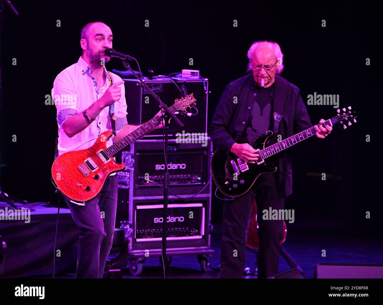 FORT LAUDERDALE, FL - OCTOBER 24: Dan Crisp and Martin Barre perform ...
