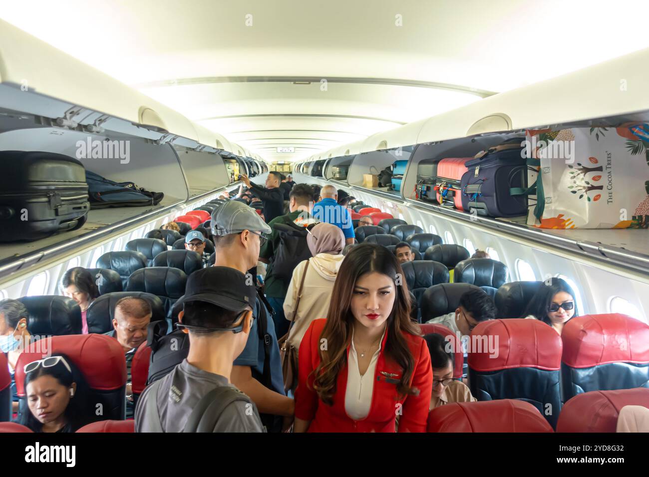 Airbus a320 plane inside cabin hi-res stock photography and images - Alamy