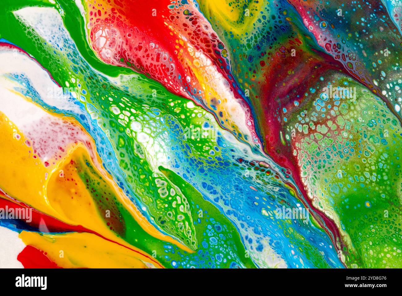 Illustration of marbled, watery texture with organic and multicolored ...