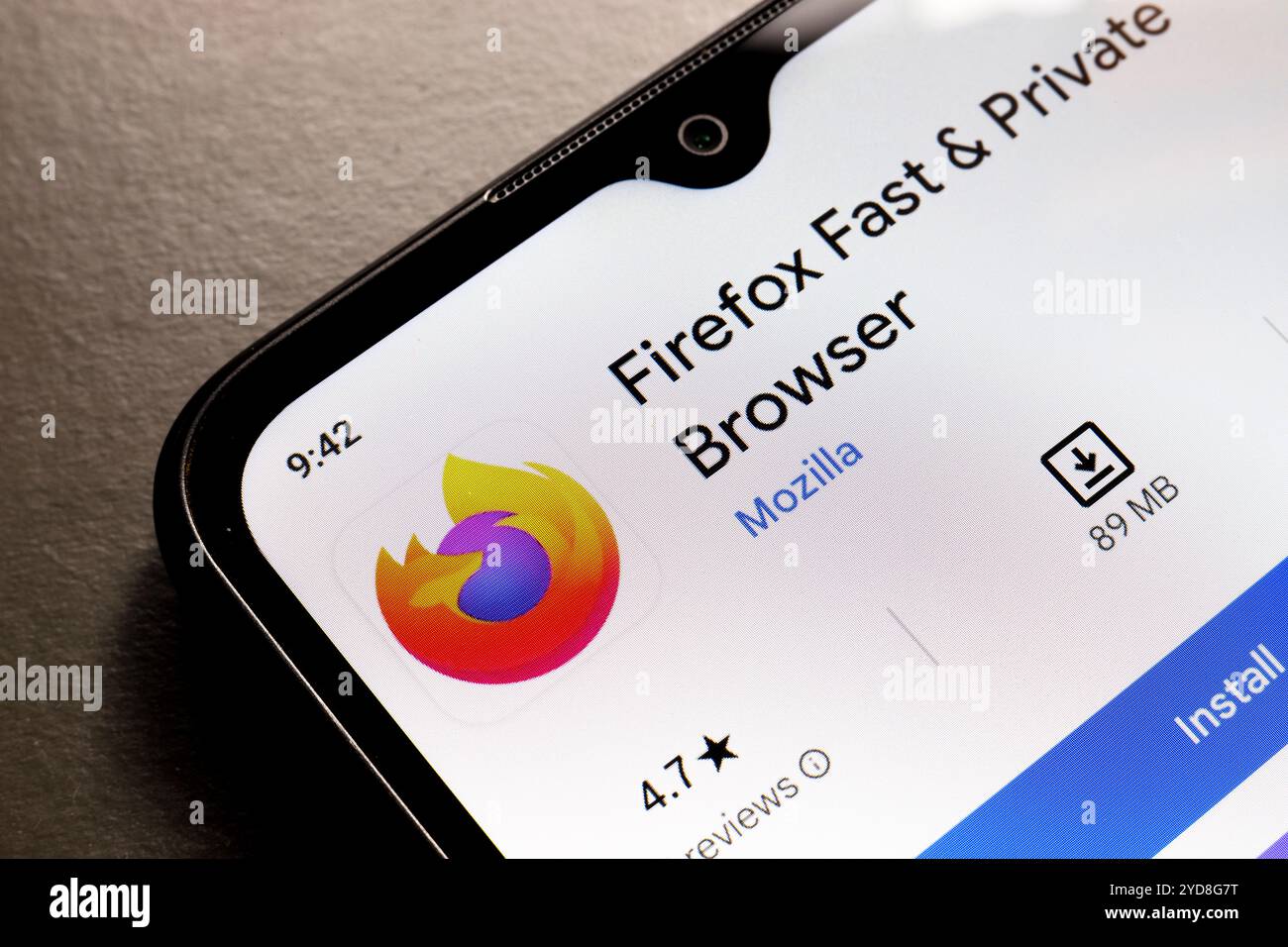 October 25, 2024, Brazil. In this photo illustration, the Mozilla ...