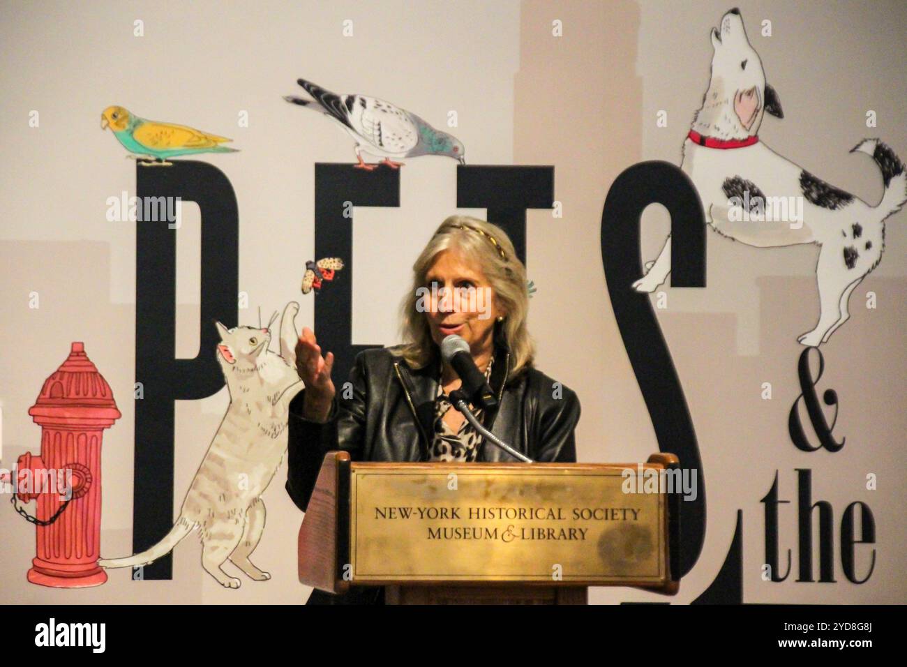 New York, USA. 25th Oct, 2024. Louise Mirrer, Director of the New-York ...