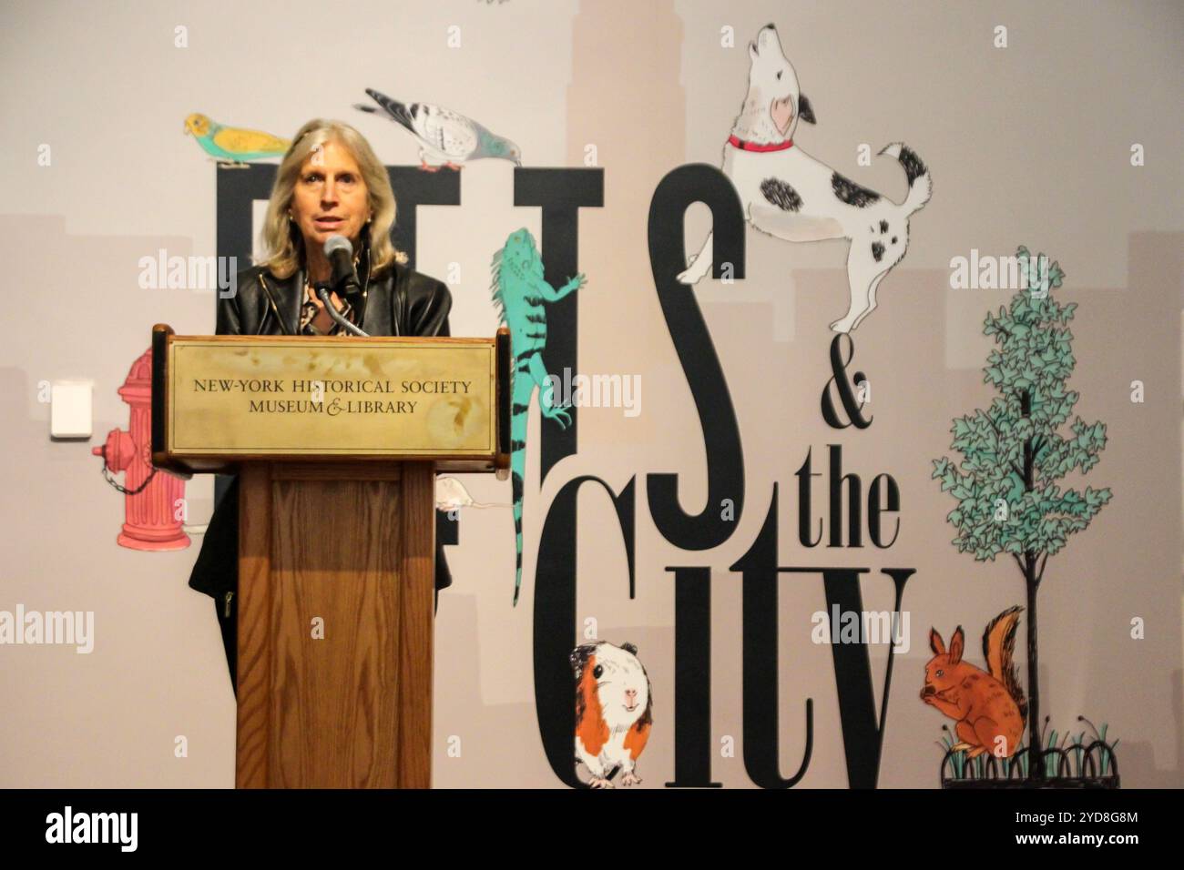 New York, USA. 25th Oct, 2024. Louise Mirrer, Director of the New-York ...