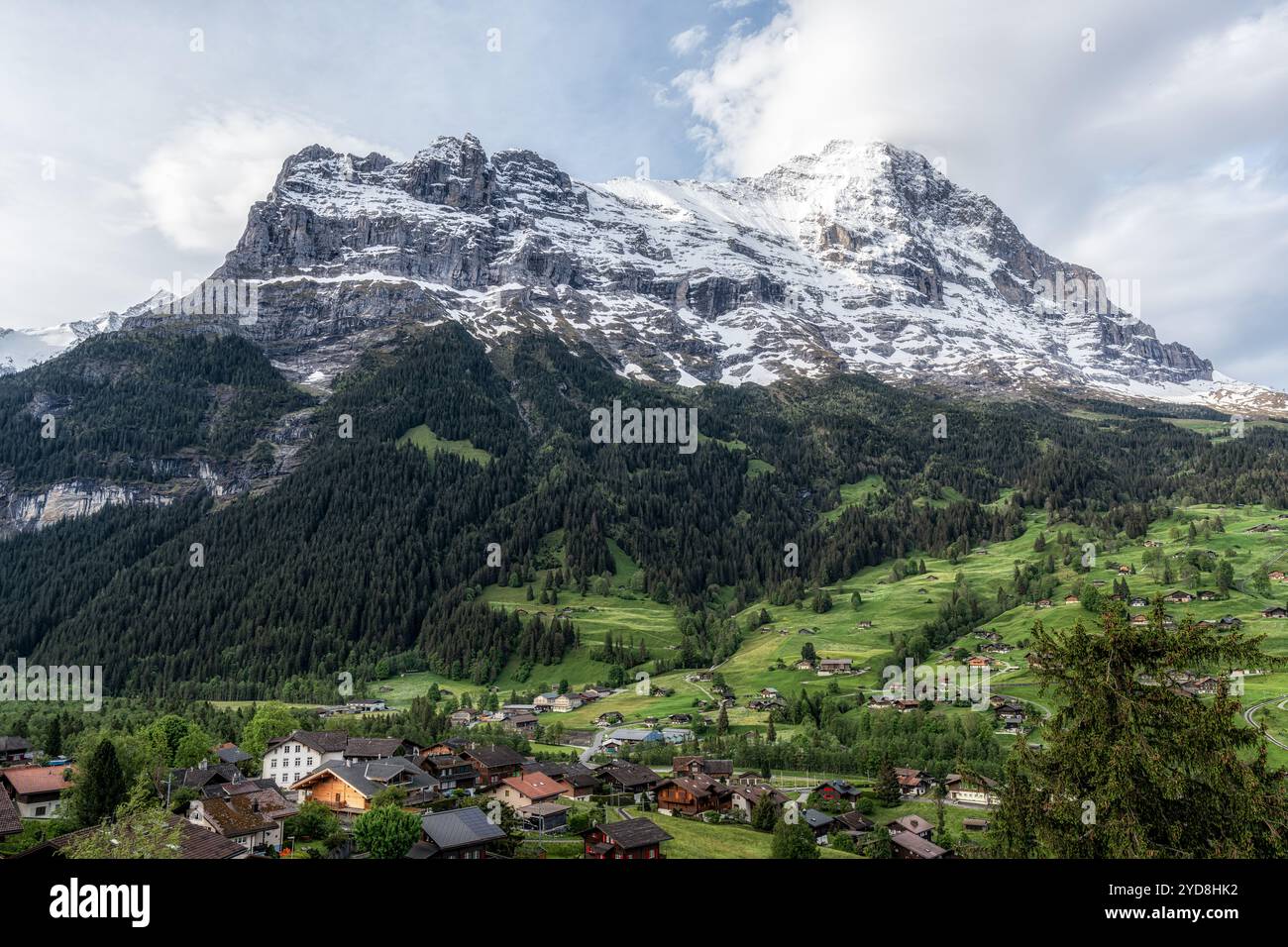Eiger Mountain View Stock Photo - Alamy