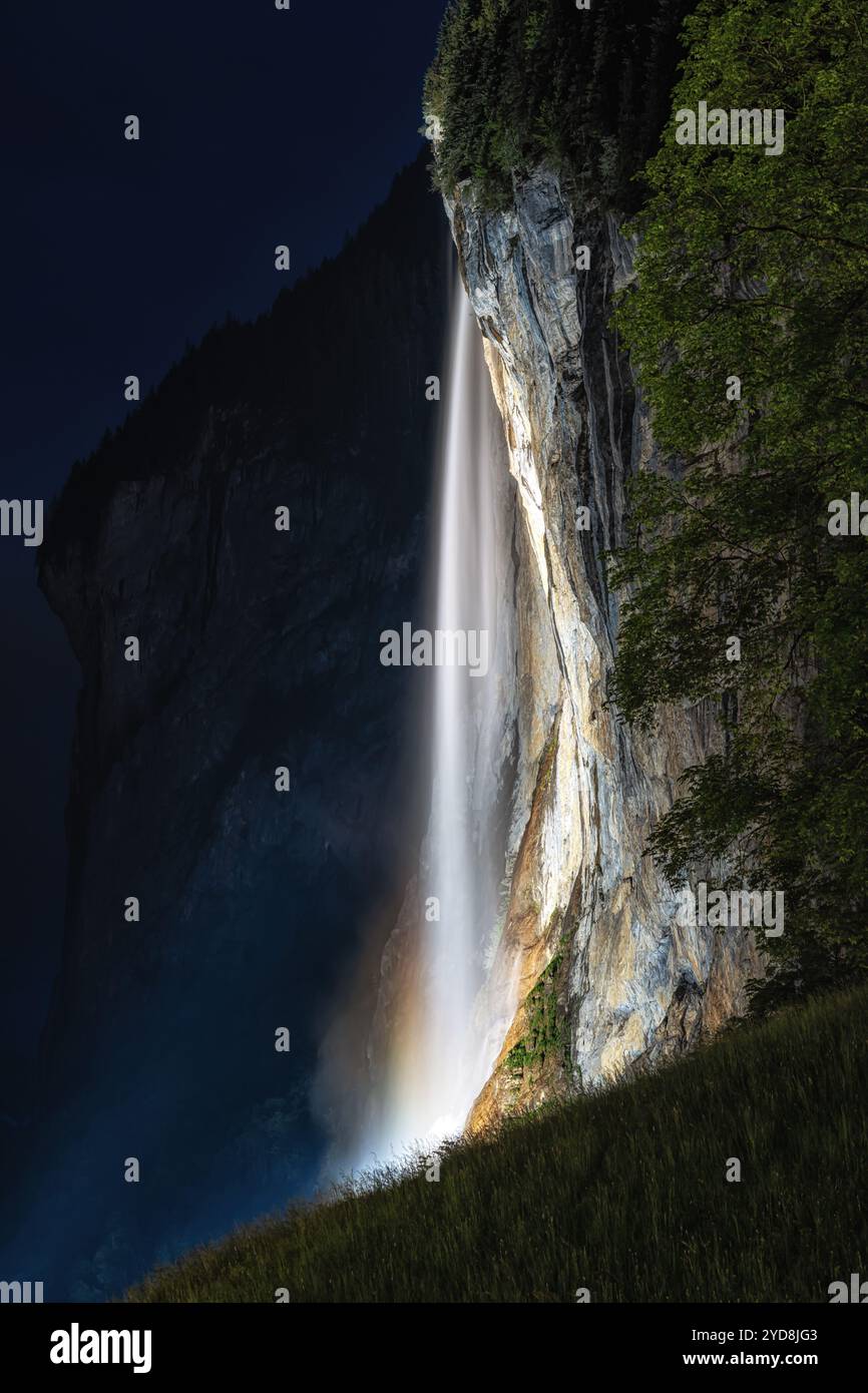 Staubbach waterfalls hi-res stock photography and images - Alamy