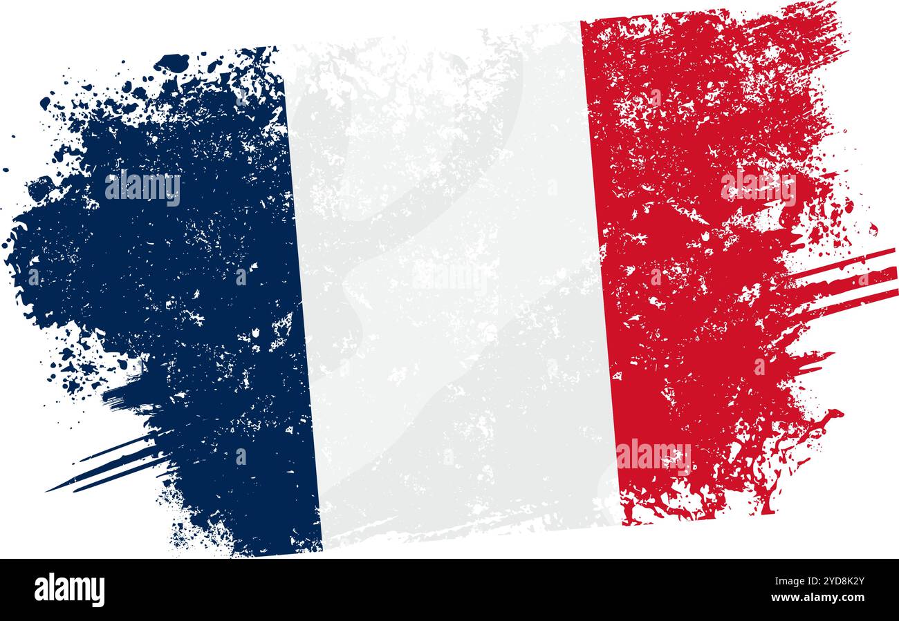 France flag illustration Stock Vector Images - Alamy