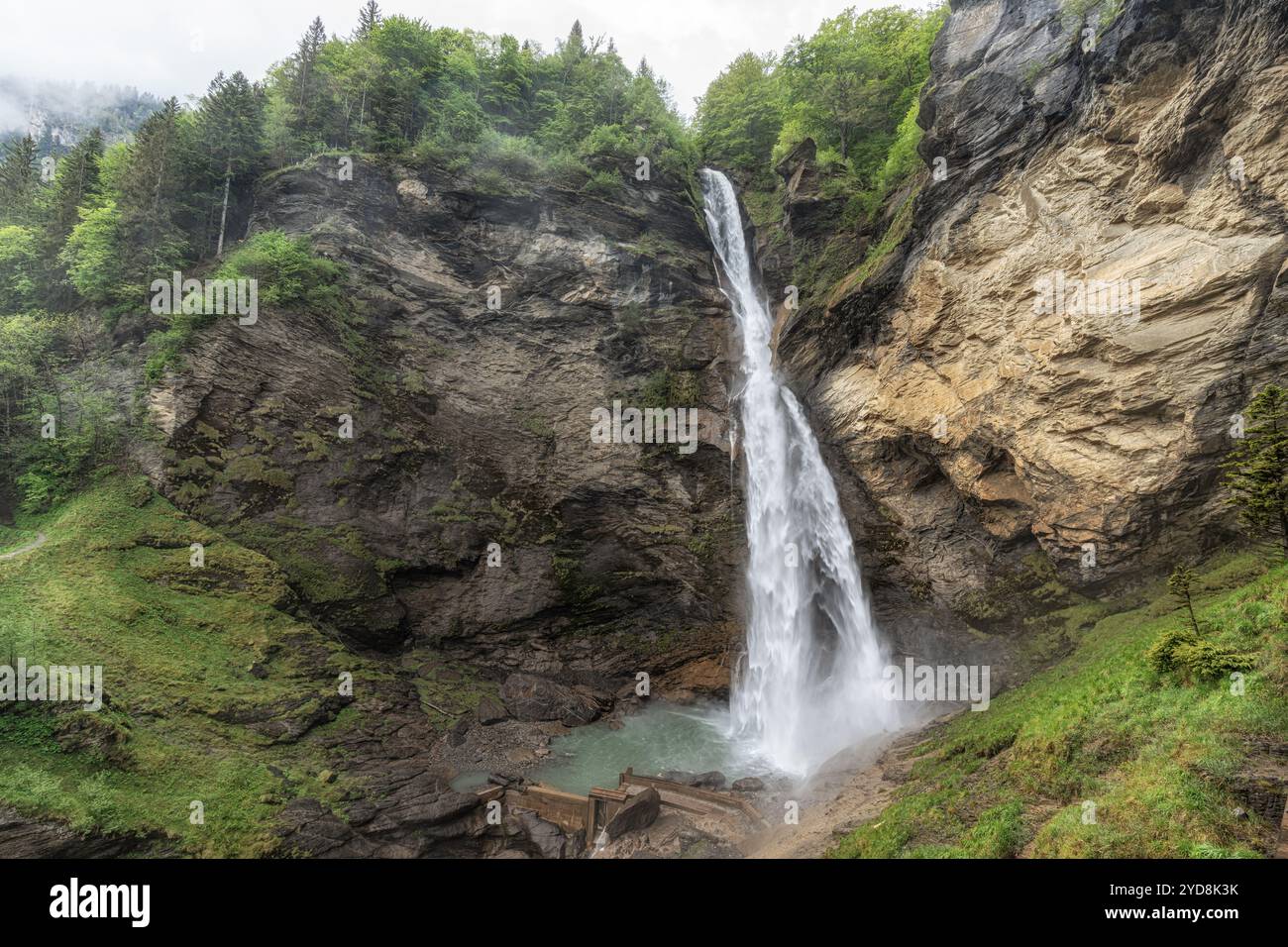 Swiss Reichenbach falls Stock Photo - Alamy
