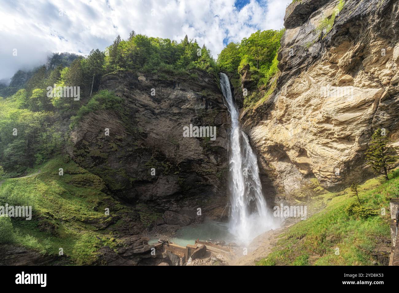 Swiss Reichenbach falls Stock Photo - Alamy