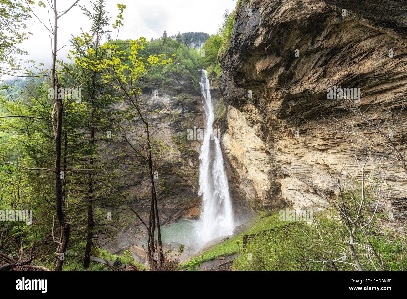 Swiss Reichenbach falls Stock Photo - Alamy