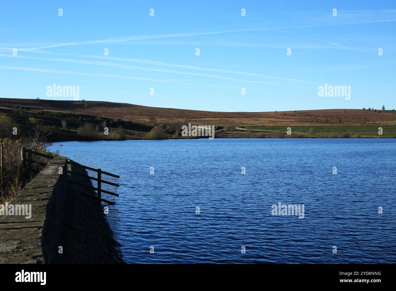 View across Redmires reservoir close to Brown Hills Lane, Lodge Moor ...