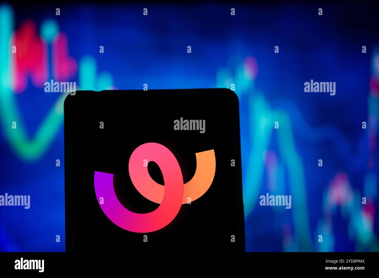 Dhaka, Bangladesh- 23 June 2024: Whee logo is displayed on smartphone ...