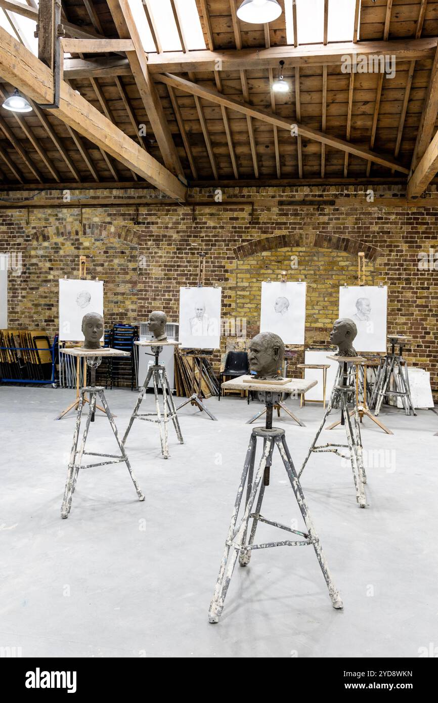 Exhibition inside Trinity Art Studios, Trinity Buoy Wharf, London ...