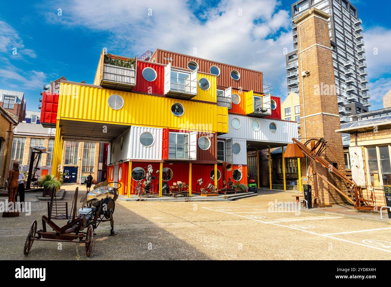 Container City - workspace studios made out of shipping containers in ...