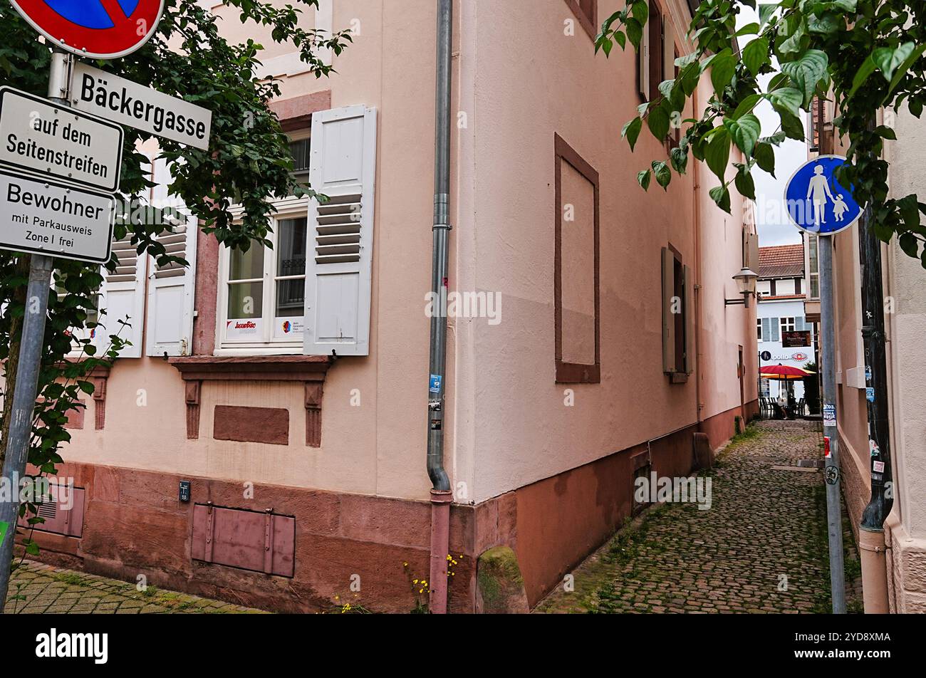 Former mikvah building in Offenburg Stock Photo - Alamy