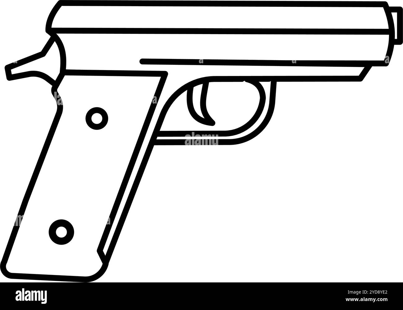 gun, firearm, wepon - vector icon Stock Vector Image & Art - Alamy