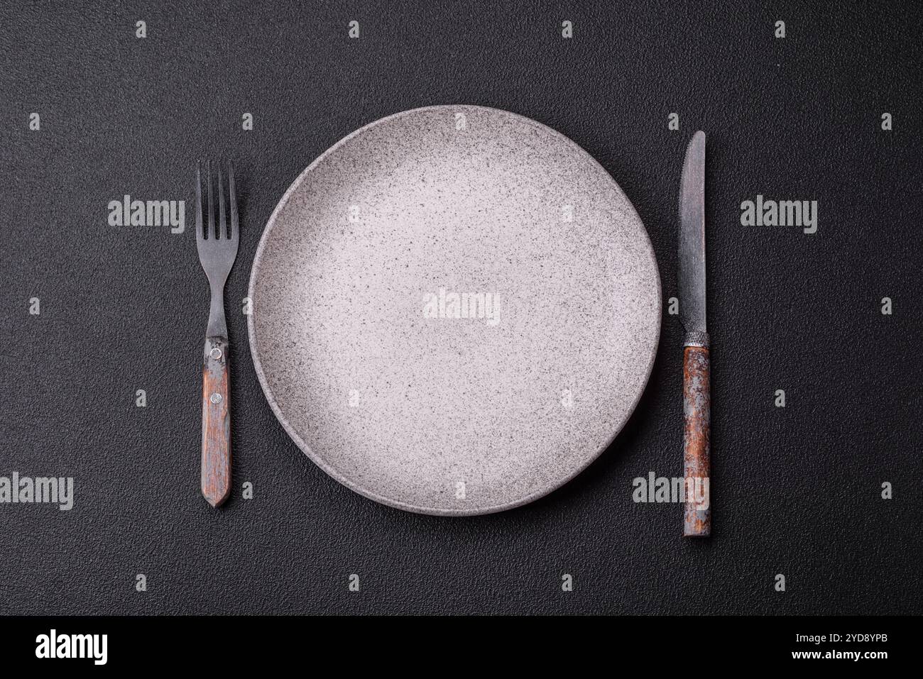 Elegant setting shiny cutlery hi-res stock photography and images - Alamy