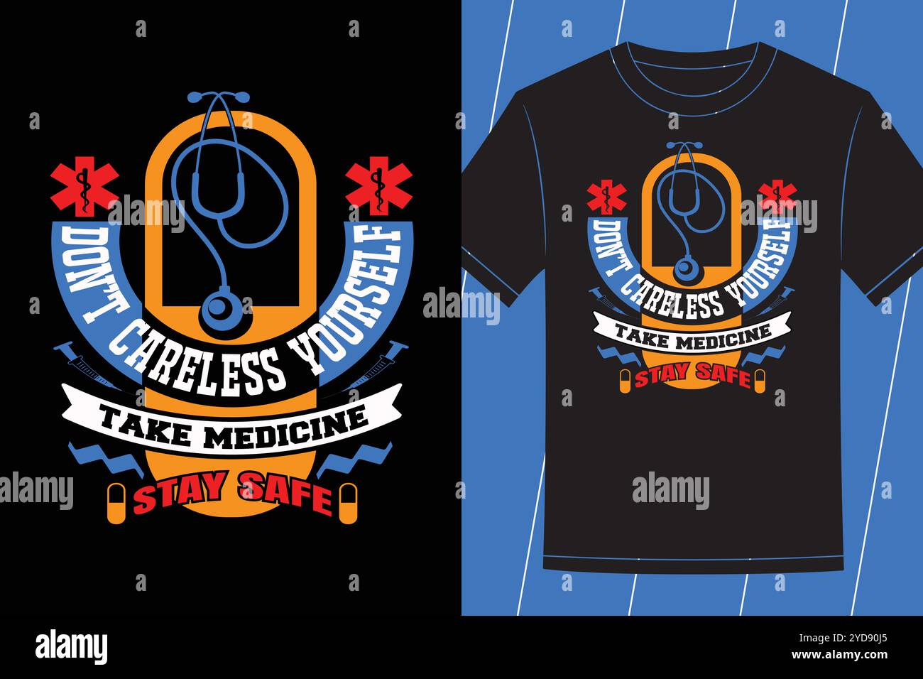 Nurse Appreciation Typography T-shirt Designs for Healthcare Heroes and ...