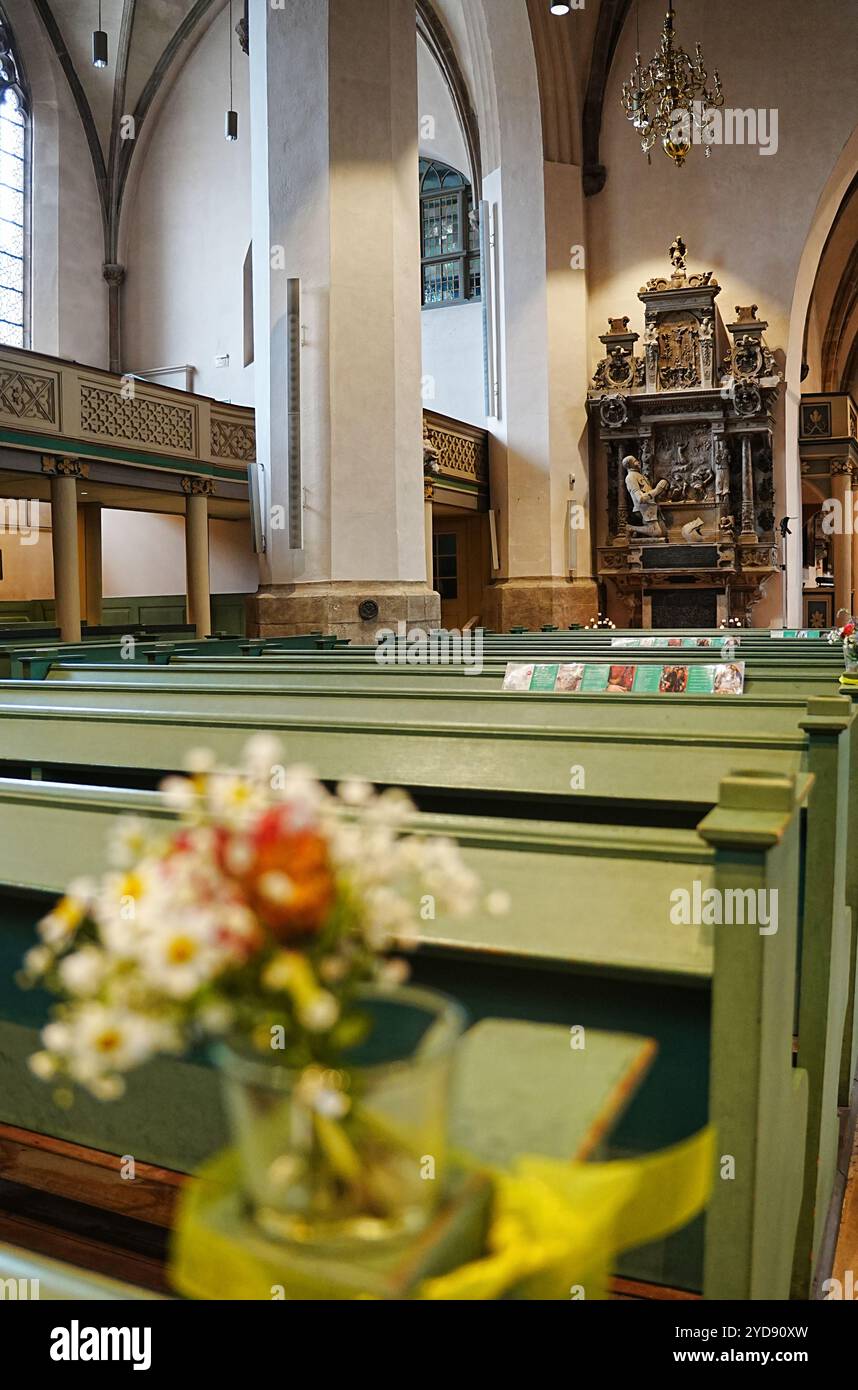 Protestant Church of St. Mary, Wittenberg Stock Photo - Alamy