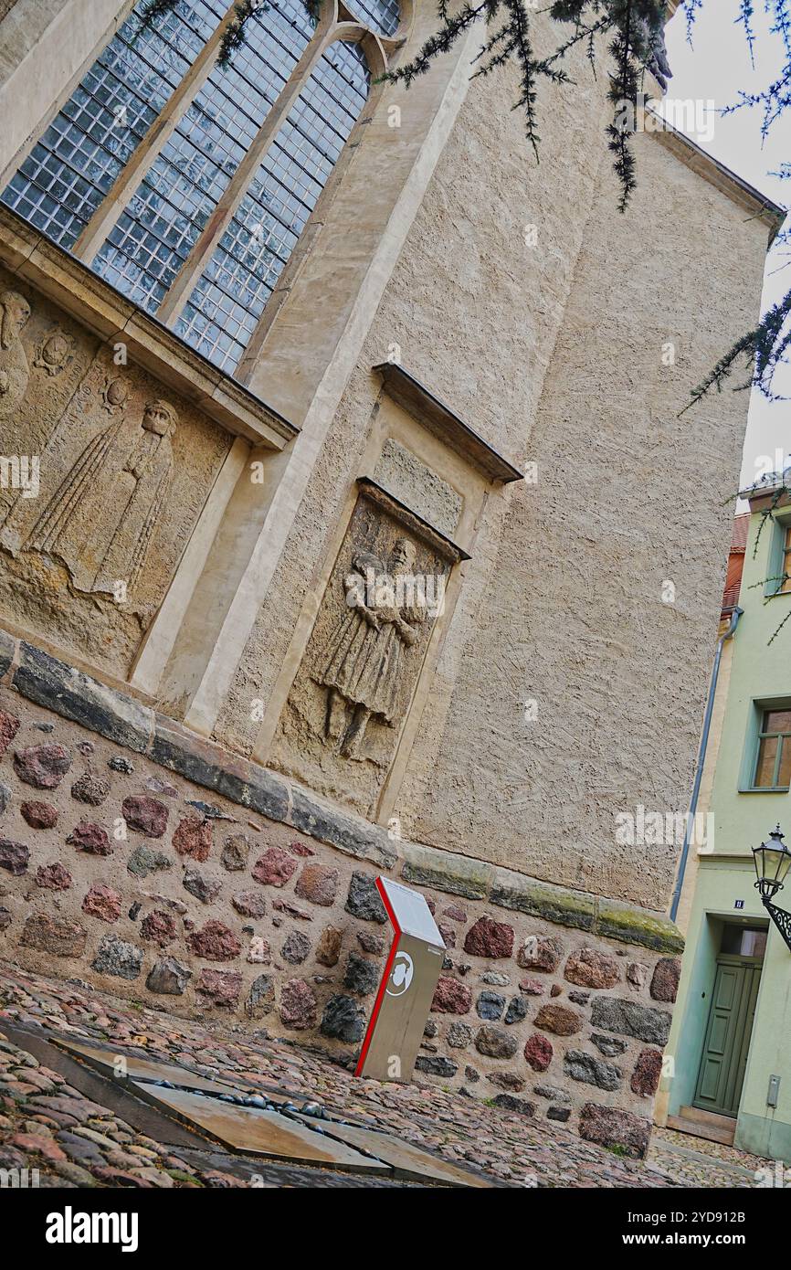 Protestant Church of St. Mary, Wittenberg; place of remembrance with ...