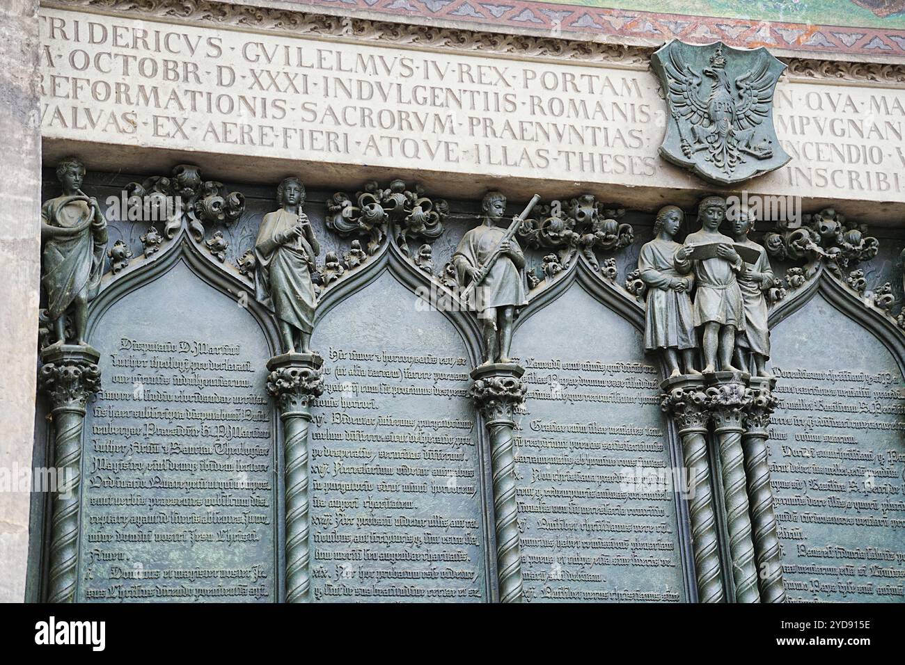 Thesis door at the Wittenberg Castle Church Stock Photo - Alamy