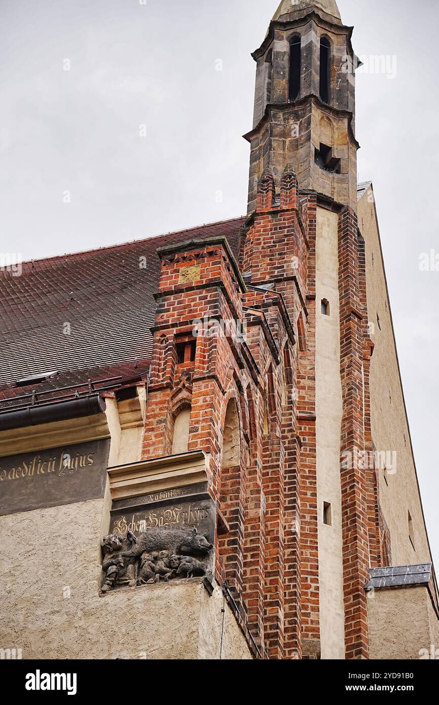 Protestant Church of St. Mary, Wittenberg; place of remembrance with ...