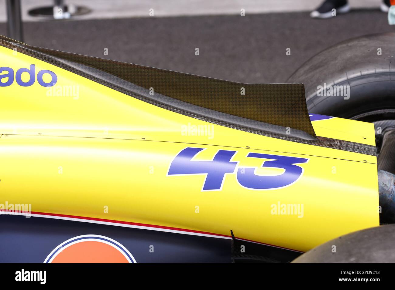 Williams Racing FW46, mechanical detail coke and engine cover ...