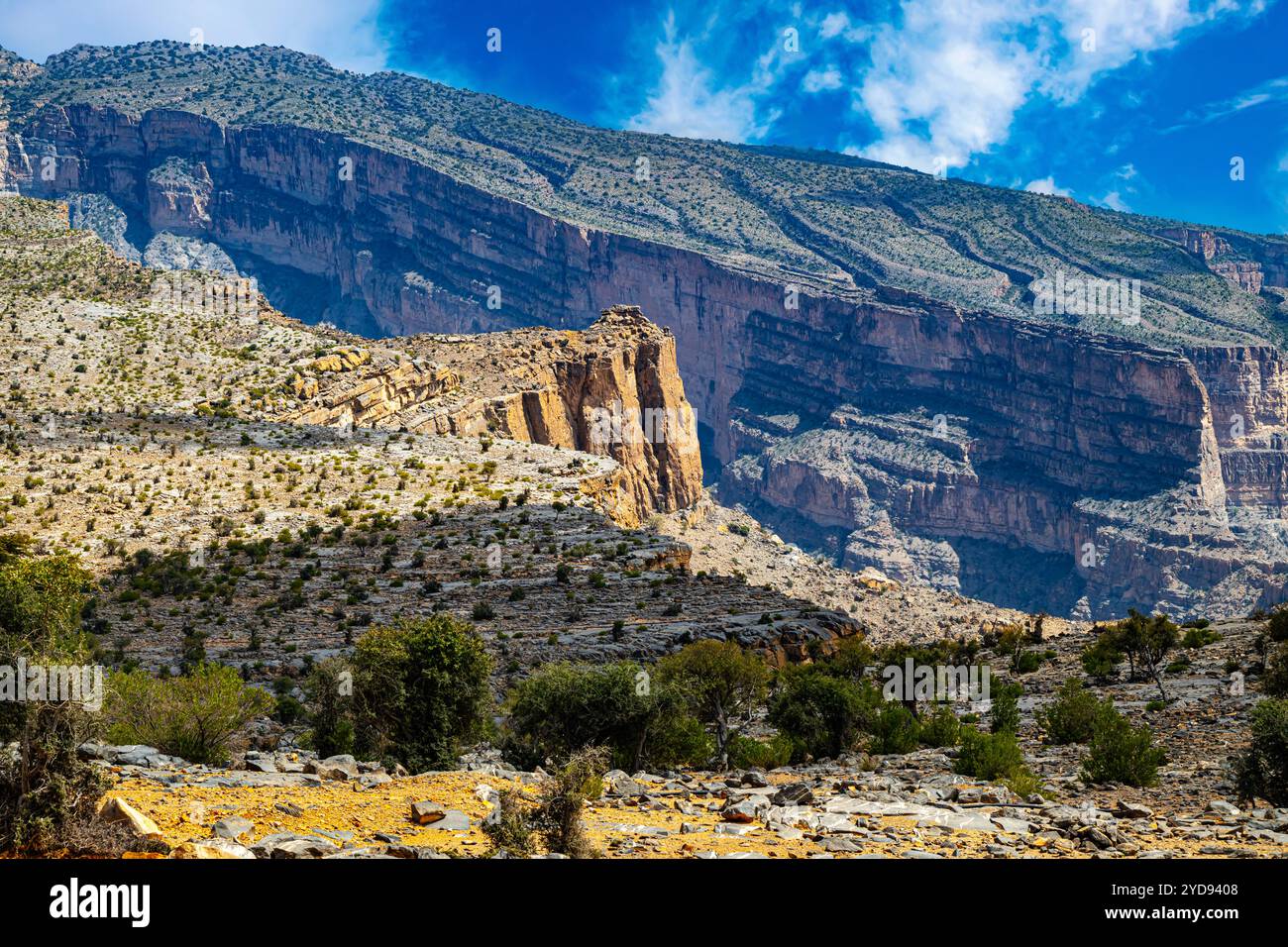 Oman jebel jabal shams hi-res stock photography and images - Alamy