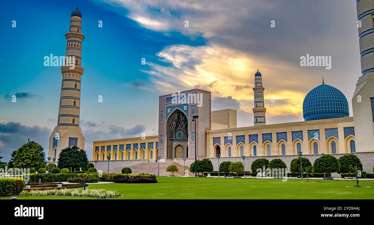 Sultan Qaboos Grand Mosque in Sohar Stock Photo - Alamy