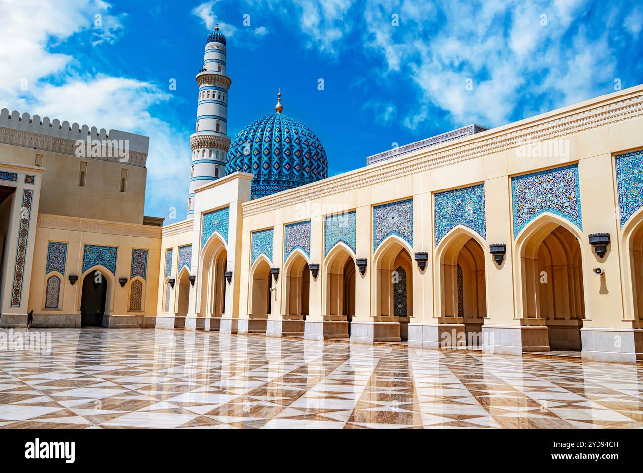 Sultan Qaboos Grand Mosque in Sohar, Oman Stock Photo - Alamy