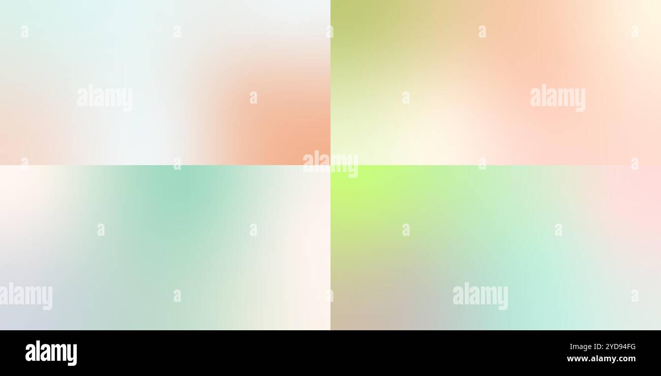 blended soft pastel colors backgrounds. Vector illustration Stock ...