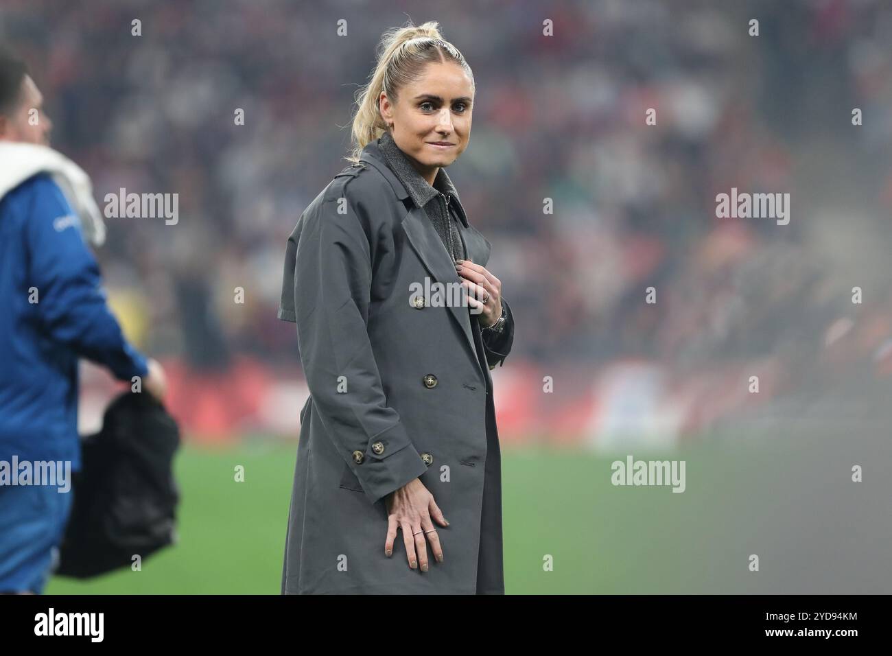London, UK. 25th October, 2024. Steph Houghton during the international ...