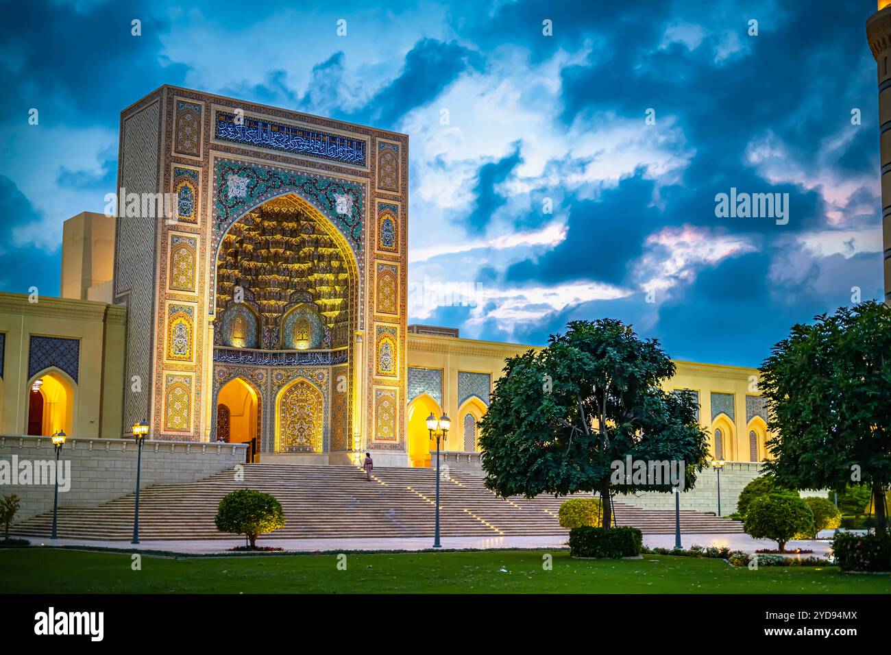 Sultan Qaboos Grand Mosque in Sohar Stock Photo - Alamy