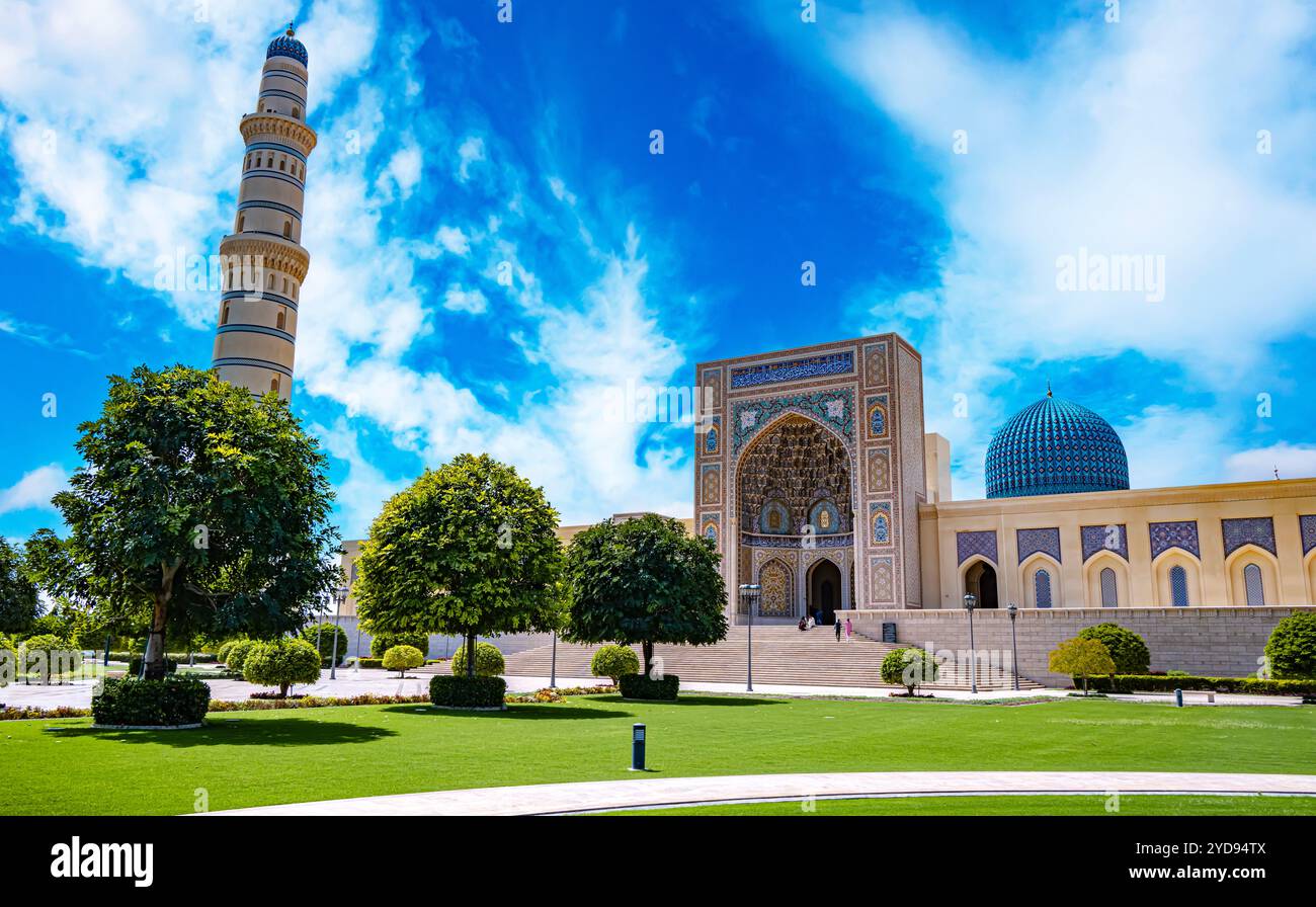 Sultan Qaboos Grand Mosque in Sohar Stock Photo - Alamy