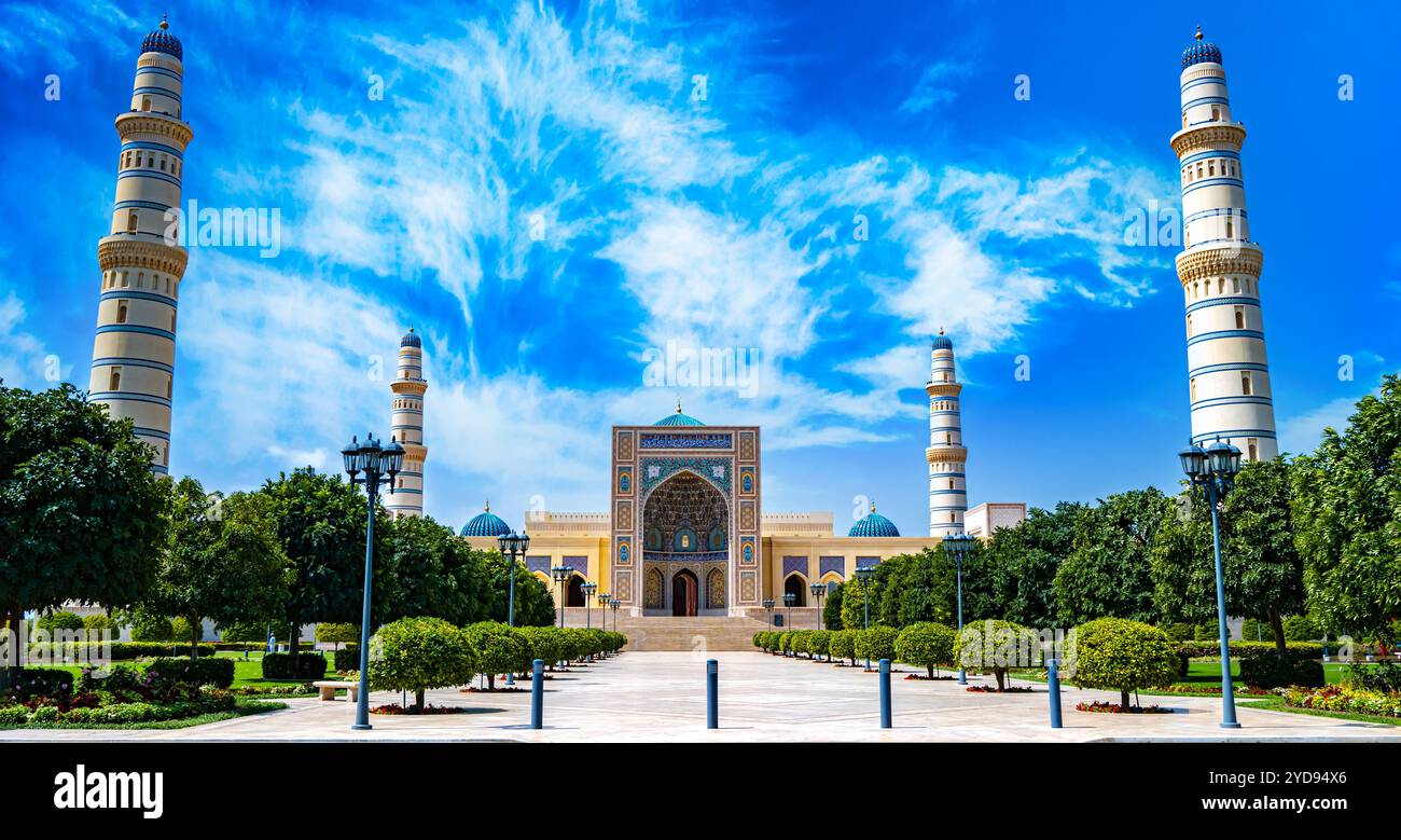 Sultan Qaboos Grand Mosque in Sohar Stock Photo - Alamy
